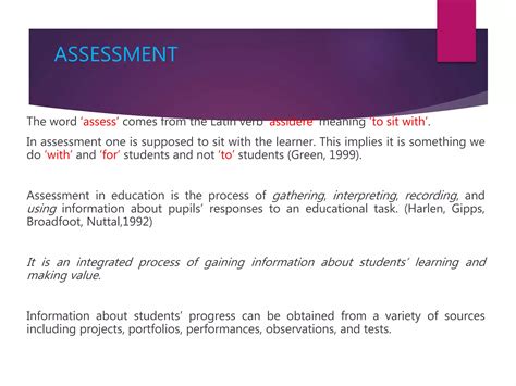 Measurement Assessment And Evaluation Pptx