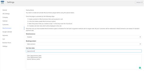 Setup Woocommerce Bookme Pro