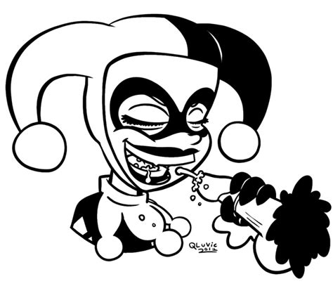 Rule 34 Balls Batman Series Dc Dc Comics Female Harley Quinn Human