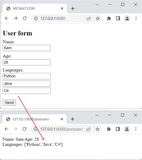 Django Отправка форм