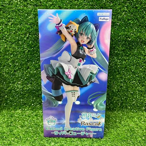 [พร้อมส่ง] Araiguma Rascal Hatsune Miku Rascal Exceed Creative Furyu Vocaloid ฮัตสึเนะ