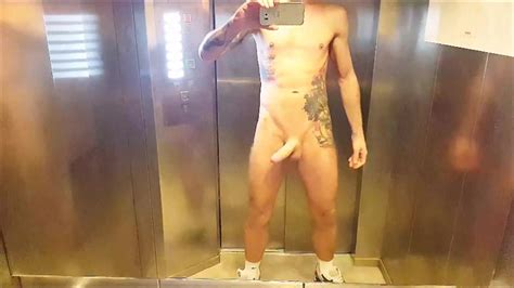 Hung Exhibitionist Has No Back Up Plan