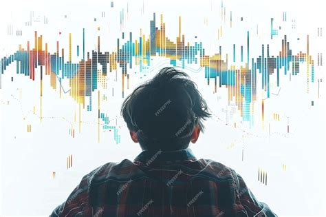 Premium Photo Young Person Contemplating Data Analysis Visualizations