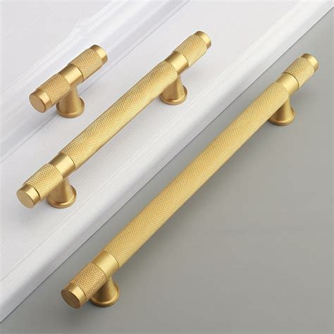 Goldenwarm Cabinet Pulls Solid Brass Gold Kitchen Handles Dresser Pulls