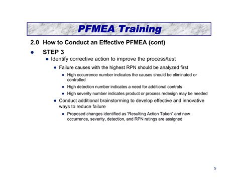 Pfmea Process Fmea PPT
