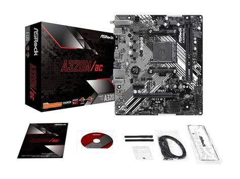 Asrock A320m Ac Amd Socket Am4 A320 Microatx M 2 Desktop Motherboard Chqstore