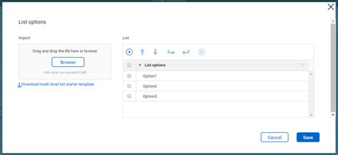 Multilevel Drop Down Lists