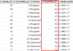 Oracle IS NULL Operator