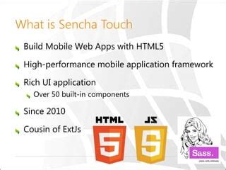 Sencha Touch PPTX Web Development Internet