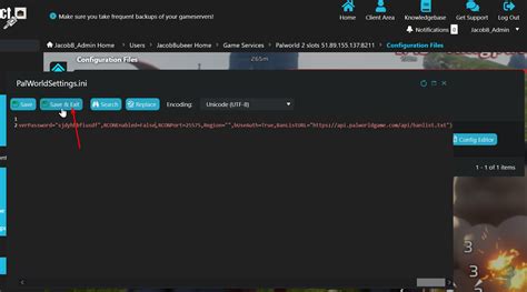 palworld how to configure and use rcon on server knowledgebase