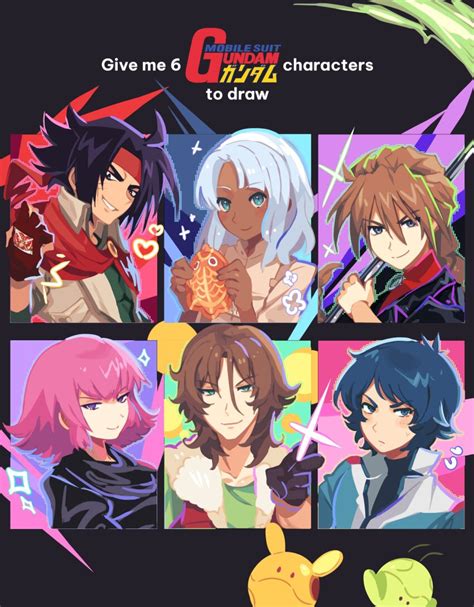 Anzu Anzuhan Domon Kasshu Duo Maxwell Haman Karn Haro Kamille Bidan Lockon Stratos