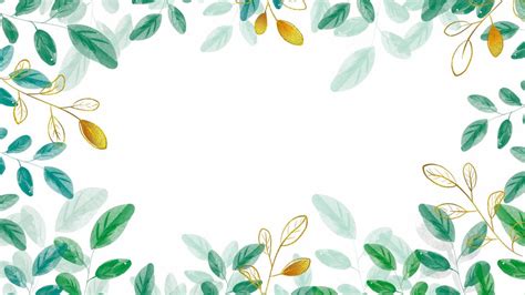 Abstract Green Nature Water Leaf Gold Leaf Powerpoint Background For Free Download Slidesdocs