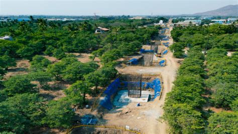 Progress Accelerates For Palghar Bullet Train Project Completion Of 100 Foundations For Pier Work