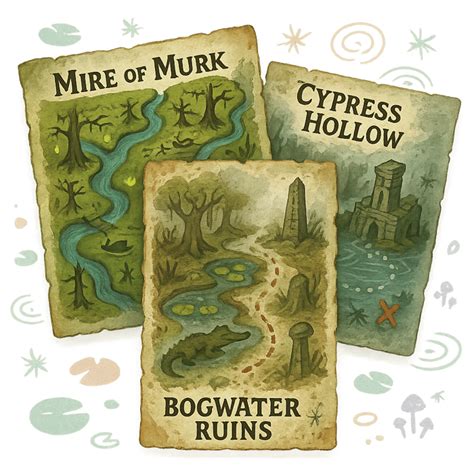 Best Swamp Map Illustration Generator Vondy