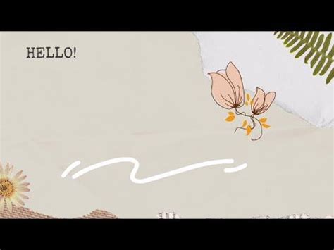 Free Aesthetic Intro Template No Text Julieann YouTube Video Design Youtube Intro