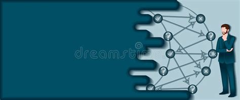 Decision Tree 2d Template Stock Vector Illustration Of Money Task 387358956