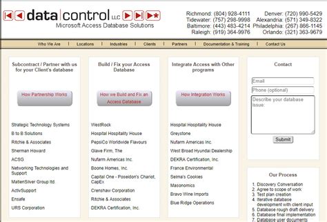 Data Control Llc Access Database Consulting