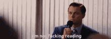 Im Not Fuckin Leaving Wolf Of Wall Street S Tenor