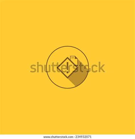 Vector Error Document Icon Vector De Stock Libre De Regalías