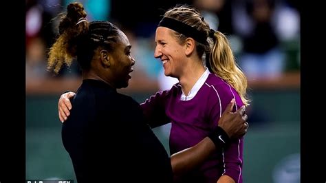 Victoria Azarenka Kisses Serena Williams After Indian Wells Clash 2019