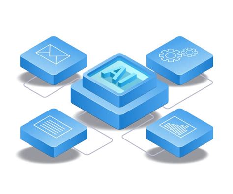 Artificial Intelligence Technology Management Vector Image