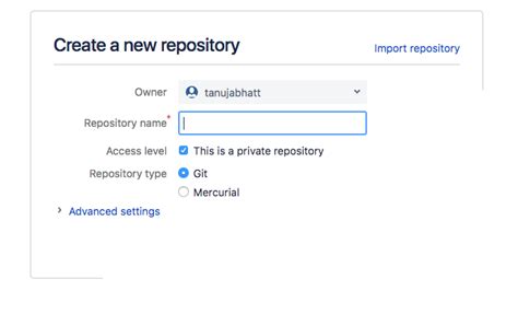 Steps IOS Tutorial To Create Repository In Bitbucket