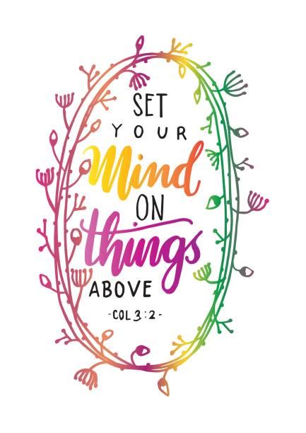 Bible Verse Art Print Illustrations Royalty Free Vector Graphics