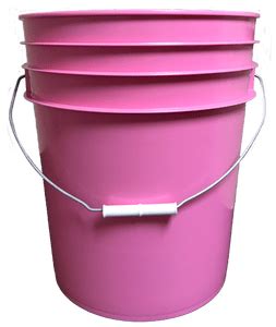 Plastic Buckets And Pails Affordable Buckets Custom Order Label Transfer