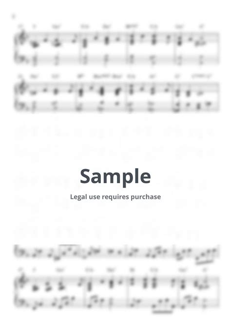 천사 찬송하기를 성탄절 찬송가 악보 By 윤슬피아노