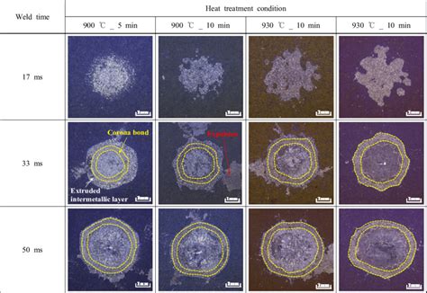 intermetallic layer melting behavior in the faying surface weld
