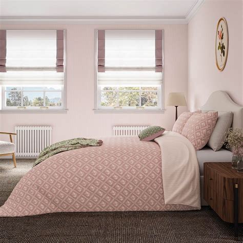 Helena Springfield Super King Size Pink Meadow Posy Duvet Set Wilko