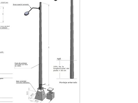 Luminarias De Postes Para Estacionamientos Ledpark Luminaria Led