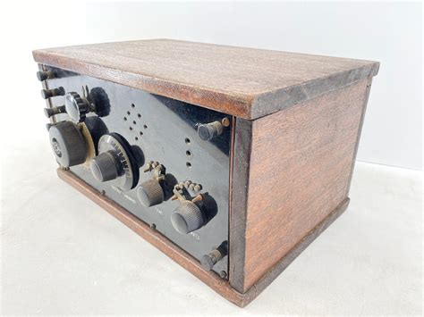 Lot Vintage Variometer Battery Operated Radio Lot Vintage Variometer Battery Operated Radio