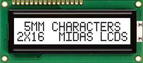 MC C WK FPTLW V Midas Midas MC C WK FPTLW V Alphanumeric LCD Alphanumeric Display