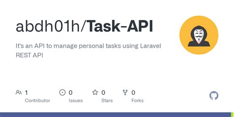 github abdh01h task api it s an api to manage personal tasks using laravel rest api