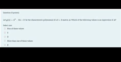 Solved Question Points Let L R R Be The Linear Chegg Com