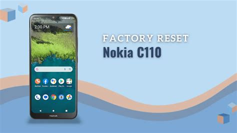 How To Factory Reset Nokia C110 N156dl