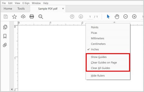 How To Use The Rulers In Adobe Acrobat Pc And Mac