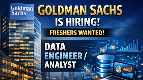 Goldman Sachs Careers 2026 Data Engineer Analyst Hiring In Bengaluru