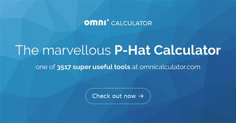 P Hat Calculator