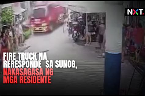 Fire truck na reresponde sa sunog, nakasagasa | ABS-CBN News