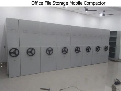 Feet Mechanical Drive Type Office File Storage Mobile Compactor At Piece In Sonipat