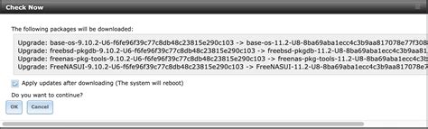 Upgrade Freenas 9x To 11x Using Web Console Dba Blog