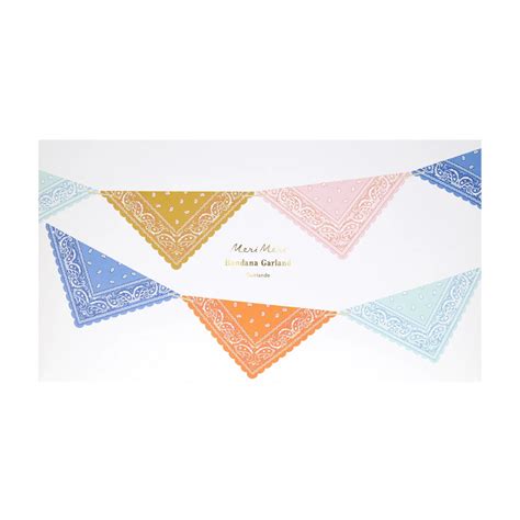 Western Bandana Flag Garland Bills Store