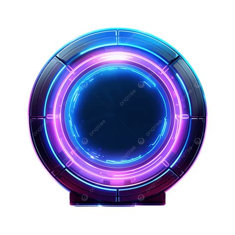 Ring Effect Technology Border Science Fiction Free Element Decorative Material Ring Science