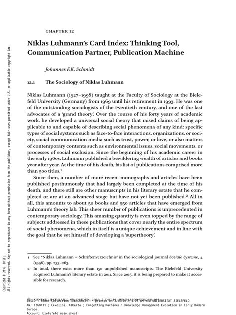 Jschmidt 2016 Niklas Luhmanns Card Index Pdf