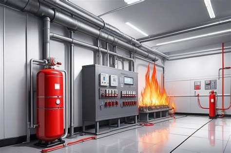 Concepto De Servicio De Sistema De Extinción De Incendios Sistema De