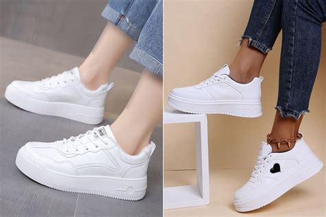 ۳۴ مدل کفش اسپرت دخترانه سفید از نگاه مدلینگ 2024 ؛ به راحتی برجسته