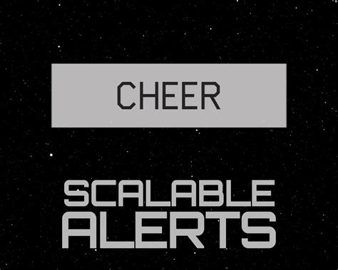 sci fi scalable alerts for twitch streams nasa punk space minimalist