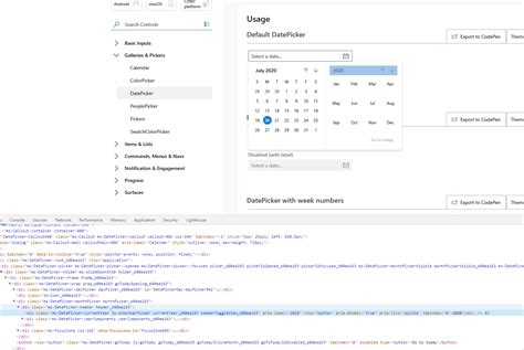 Date Picker Name Is Not Properly Defined For The Selected Year Button